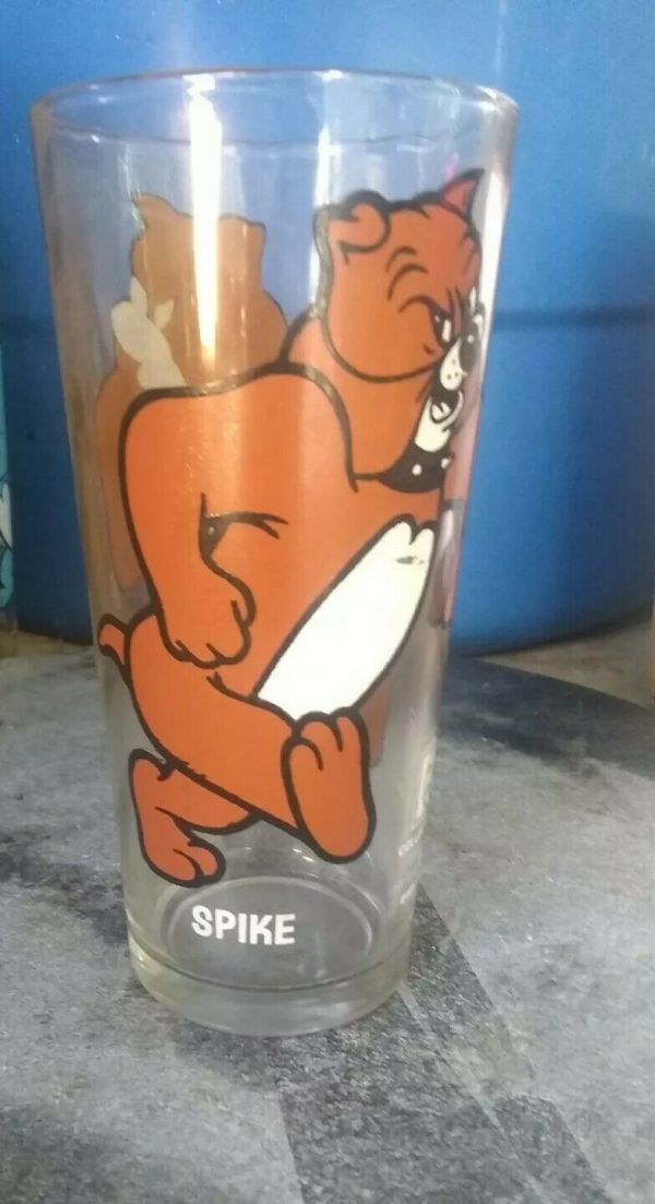 Vintage 1975 PEPSI COLLECTOR SERIES DRINKING GLASS SPIKE Loony Tunes WB ...