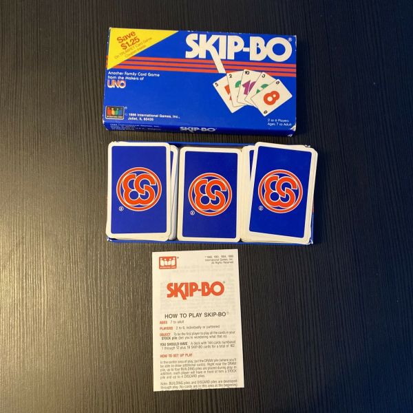 Vintage 1986 SKIP - BO Family Card Game From UNO Pre Owned Compl ...