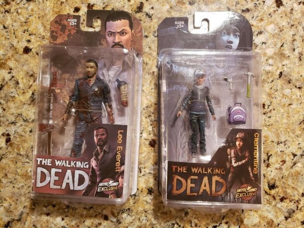 The Walking Dead Telltale Skybound Clementine And Lee Action Figures ...