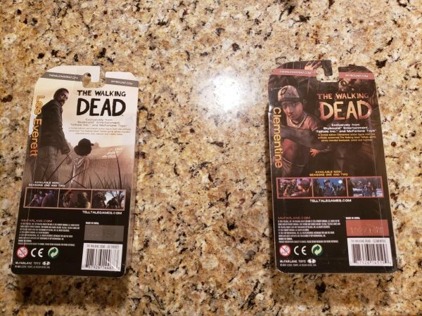 The Walking Dead Telltale Skybound Clementine And Lee Action Figures ...