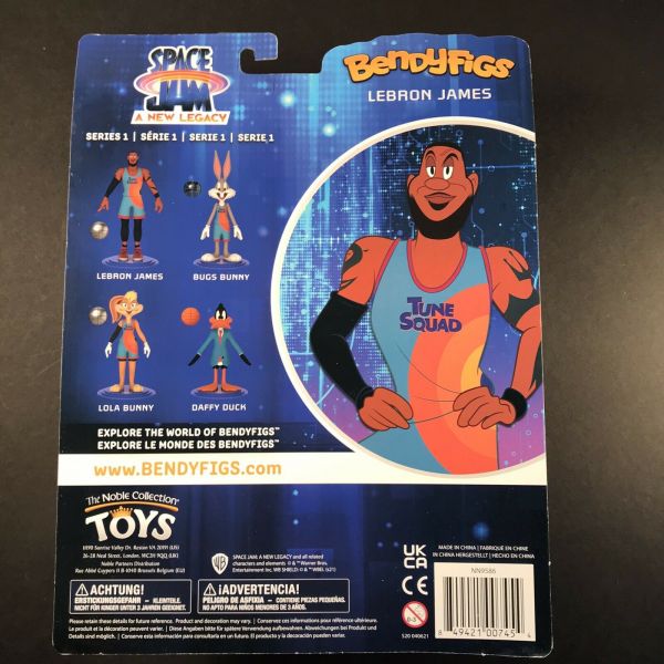LeBron James Space Jam BENDYFIGS 7 Inch Action Figure | #57044997