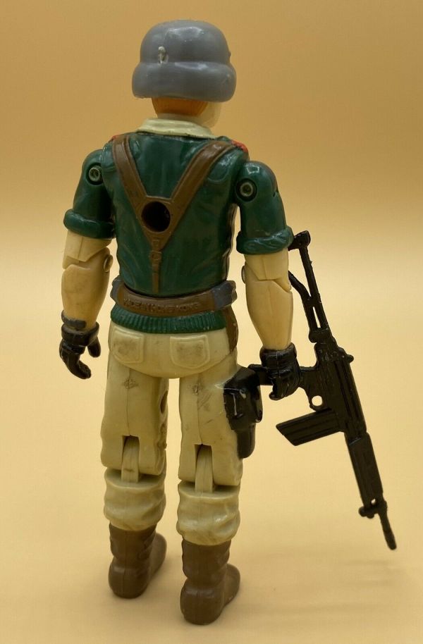 G. I. Joe Crankcase (V1) 1985 Hasbro Figure Complete With Helmet And ...