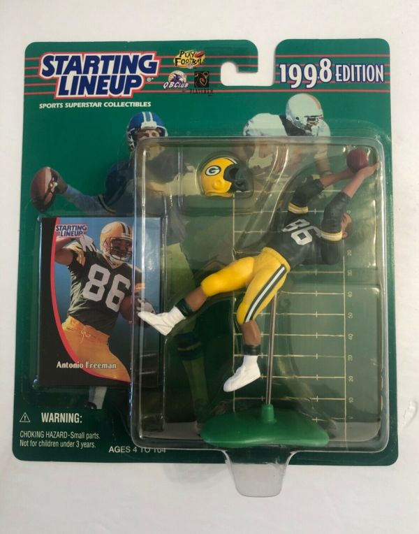 1998 NFL Starting Lineup Antonio Freeman Green Bay Packers Action ...