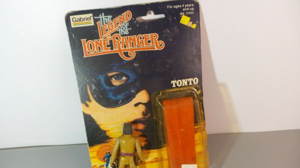 Vintage 1980 Legend Of The Lone Ranger TONTO Action Figure Gabriel WITH ...