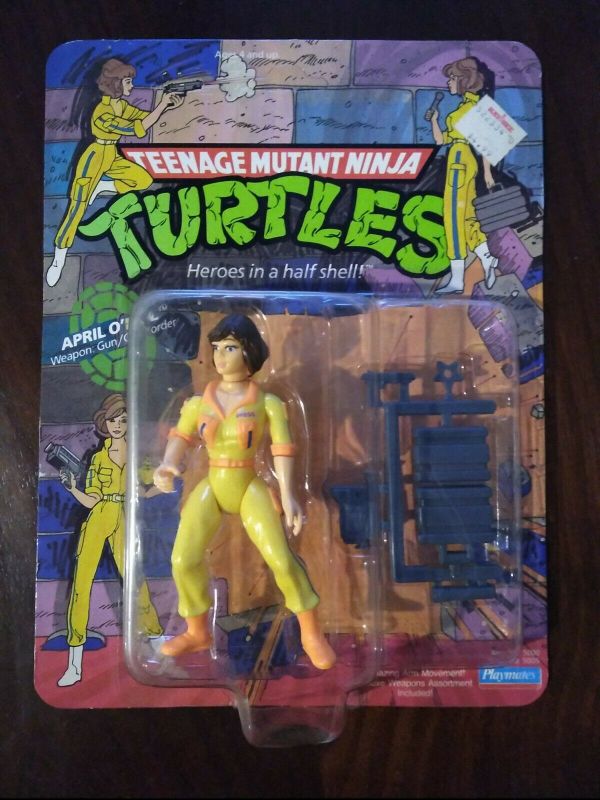 1990 Playmates TMNT April O ' Neil Heroes In A Half Shell Action Figure ...
