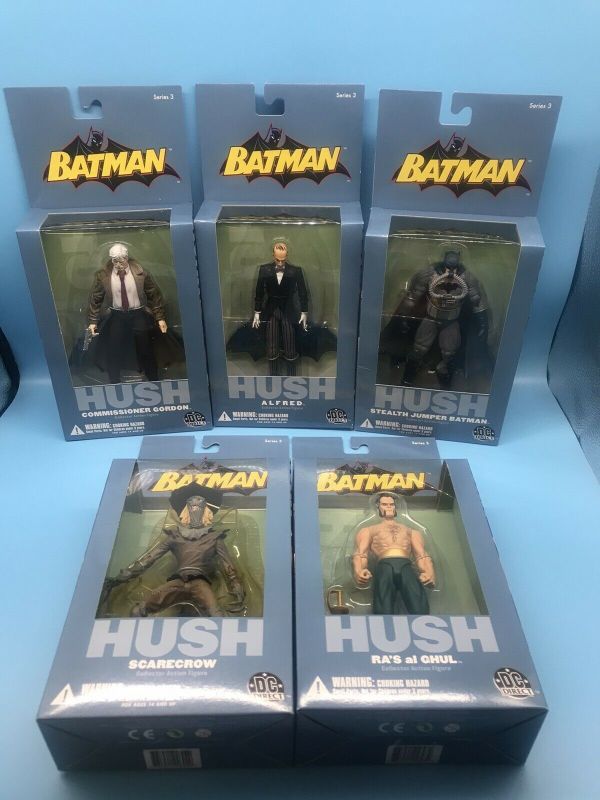 DC Direct Batman Hush Series 3 Action Figure Complete Set Scarecrow ...