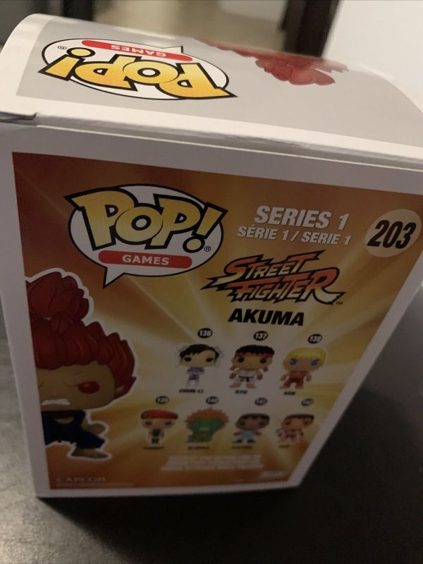 Funko AKUMA 203 POP Games Street Fighter Vinyl Figure - Game Stop ...