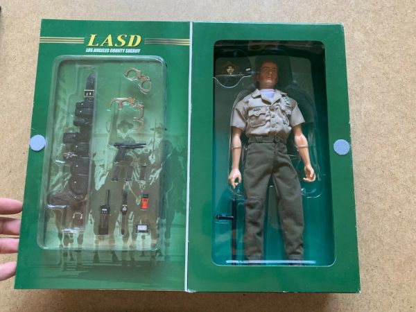 ELITE FORCE LASD LOS ANGELES COUNTY SHERIFF OFFICER BURNS 1/6 SCALE ...