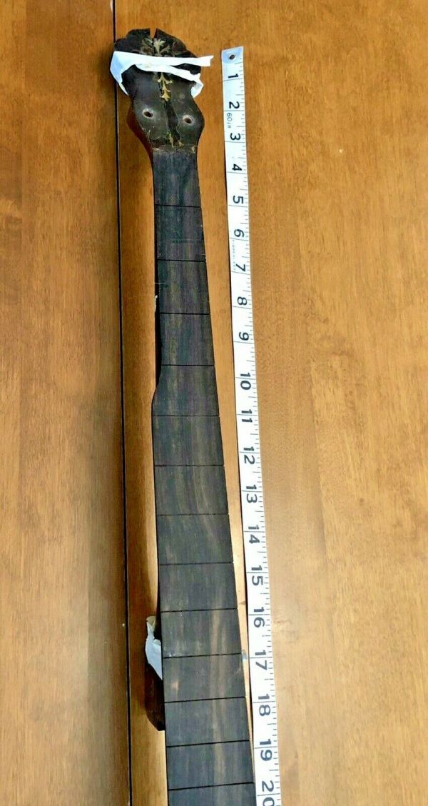Vintage BANJO Project Short Scale Tenor Neck & 5 String Ebony ...