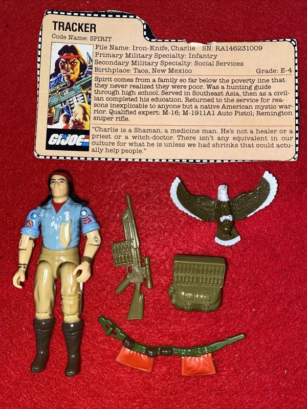 1984 GI JOE SPIRIT V1 100 COMPLETE WITH FILE CARD | #57178671