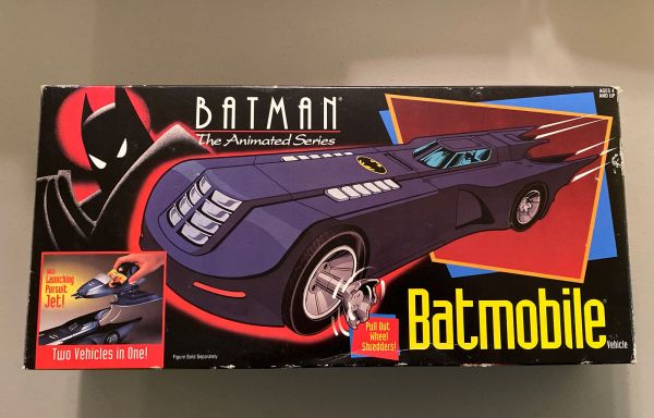 BTAS 1990 ' S KENNER BATMAN THE ANIMATED SERIES BATMOBILE W/ BOX ...