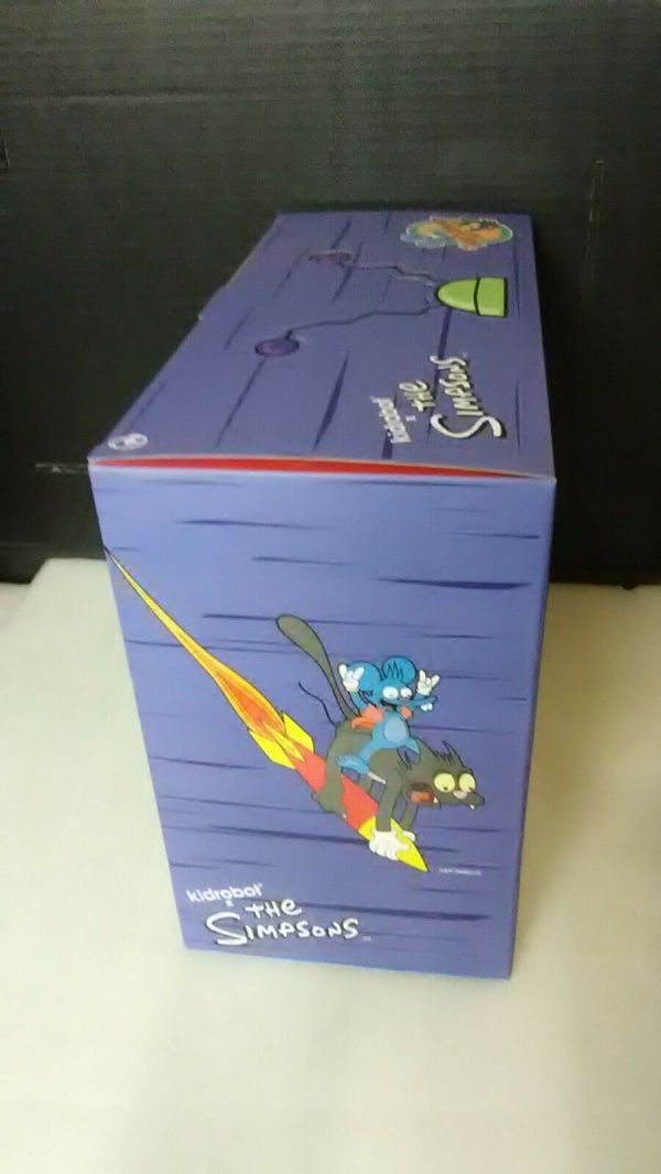 Kidrobot The Simpsons Itchy And Scratchy Flocked Iamretro Exclusive ...