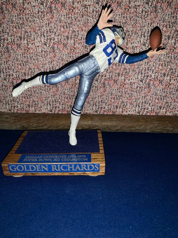 Custom NFL Football McFarlane Dallas Cowboys Star Receiver Golden ...