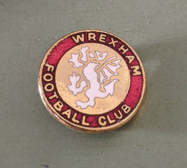 Vintage Wrexham FC Football Enamel Pin Badge 1970s/1980s | #57320162