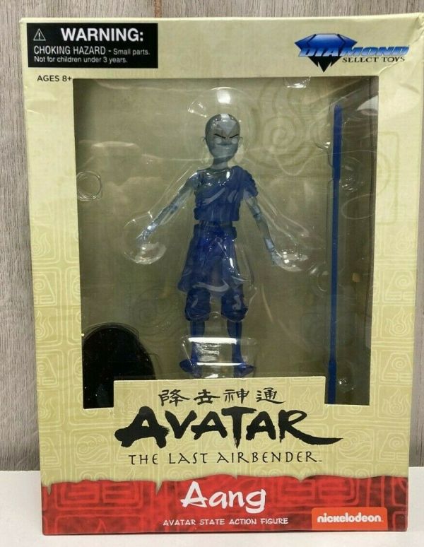 Diamond Select Avatar The Last Airbender Aang Avatar State Action ...