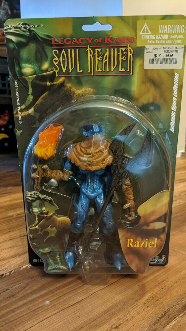 Legacy Of Kain Soul Reaver Raziel Blue Box Figure | #57262802