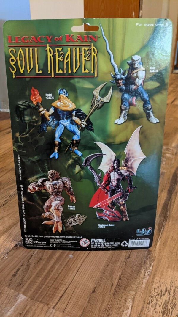 Legacy Of Kain Soul Reaver Raziel Blue Box Figure | #57262802