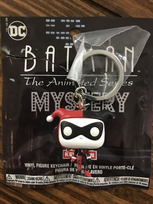 Open Funko Pop Pocket Keychain Batman The Animated Series Harley Quinn ...