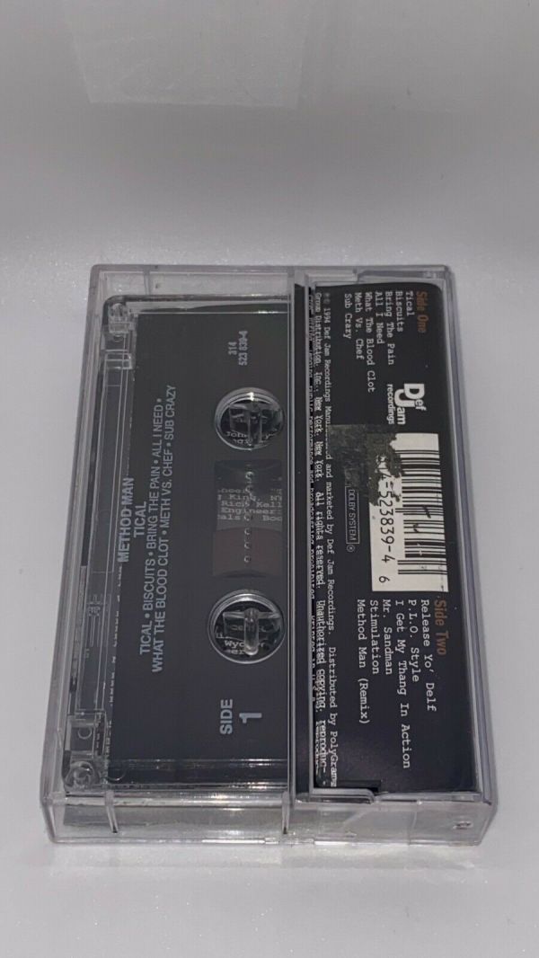 Method Man Tical Wu Tang RARE Vintage Rap Hip Hop Cassette Tape | #57296350