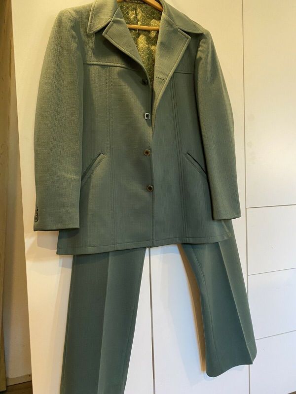 Vintage Retro Polyester Men’s Leisure Suit 1970s Costume | #57304591