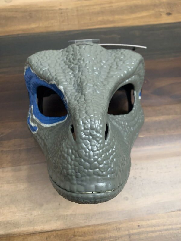 Jurassic World Velociraptor BLUE Dinosaur Dino Mask Camp Cretaceous ...