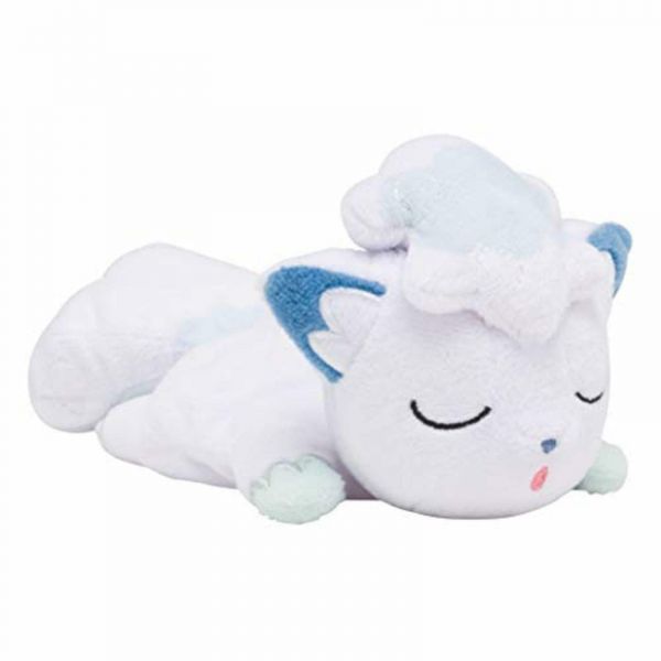 Pokemon Center Kuttari Plush Doll Alola Vulpix (Rokon) Sleeping Ver ...
