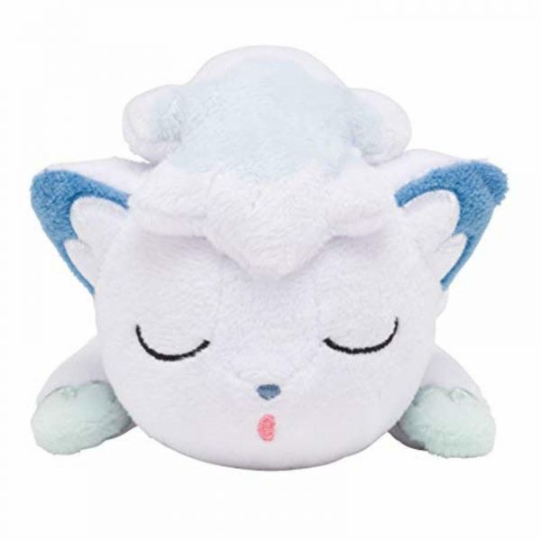 Pokemon Center Kuttari Plush Doll Alola Vulpix (Rokon) Sleeping Ver ...