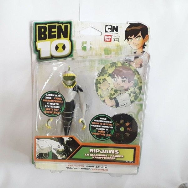 Ben 10 Classic Ripjaws Action Figure 10 Cm Rare Bandai BEN TENNYSON ...
