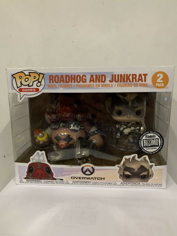 Funko Pop Overwatch Blizzard Exclusive Roadhog And Junkrat 2 Pack ...