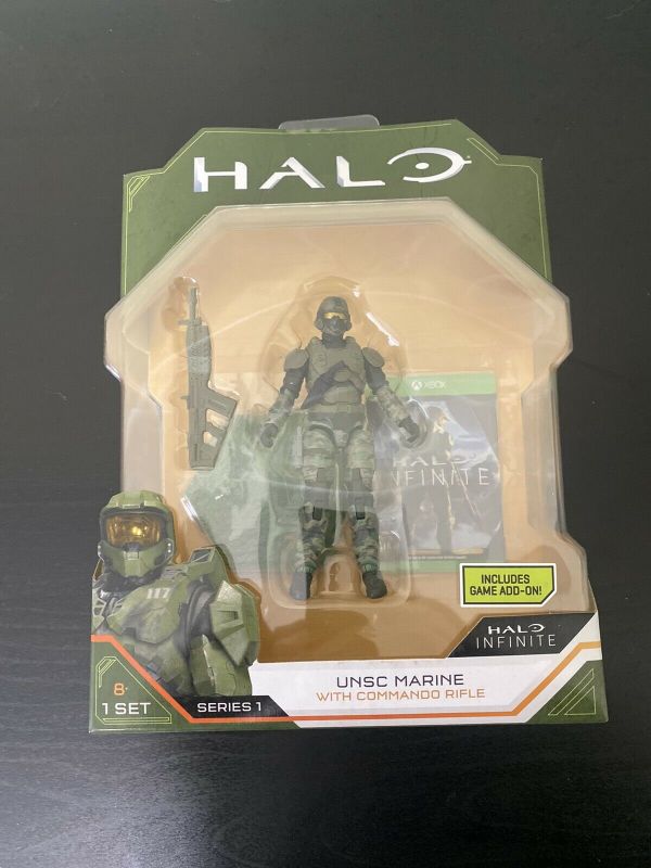 Halo Infinite UNSC Marine With Commando Rifle 4” Action Figure With DLC ...