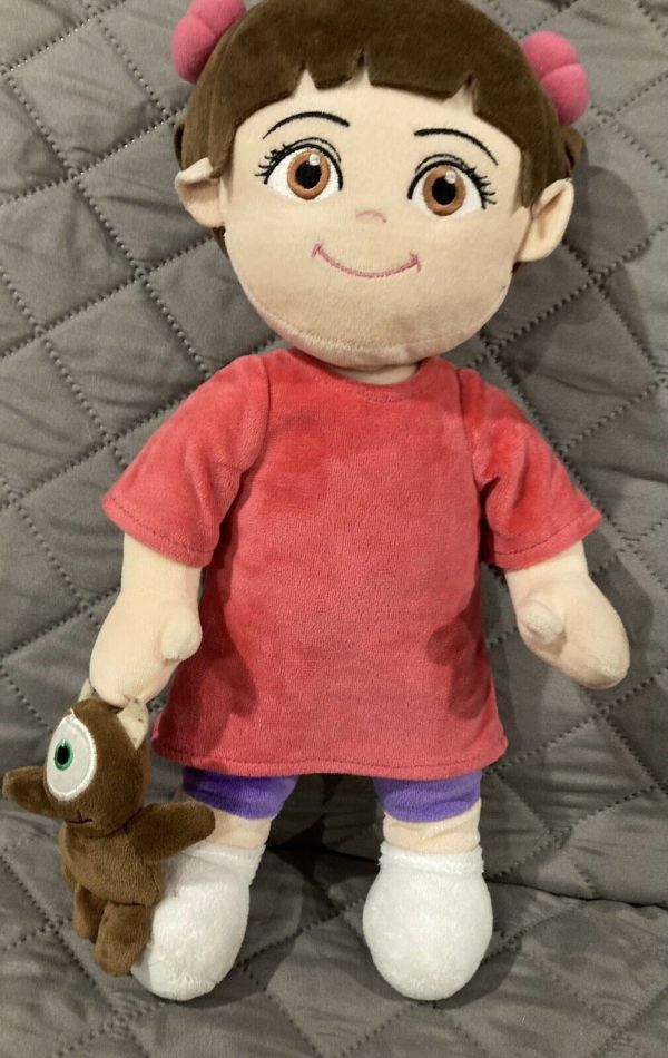 Monsters Inc BOO & LITTLE MIKEY 14 " Plush Doll Disney Just Play ...