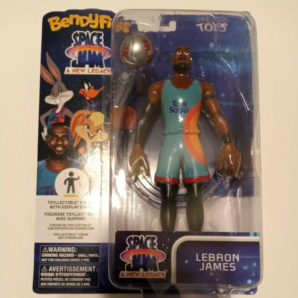 LeBron James Space Jam BENDYFIGS 7 Inch Action Figure | #57589935