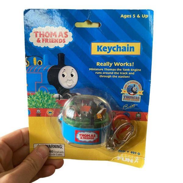 VTG Rare 2000 Y2K Thomas The Train & Friends Railway Keychain Moving ...