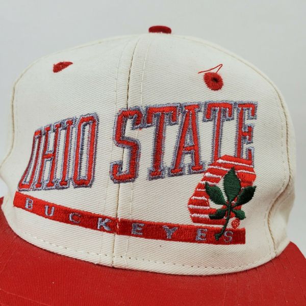 Vintage Ohio State Buckeyes Adjustable Snapback Hat / Cap The ...