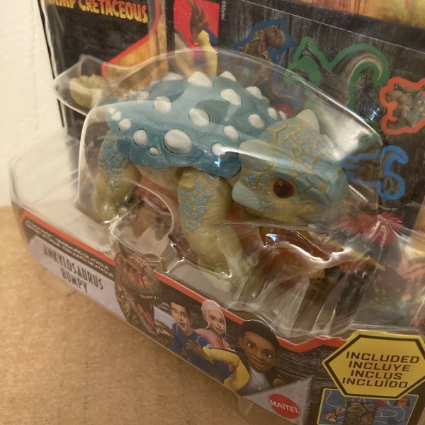 Jurassic World BUMPY Ankylosaurus Camp Cretaceous Attack Pack Dinosaur ...