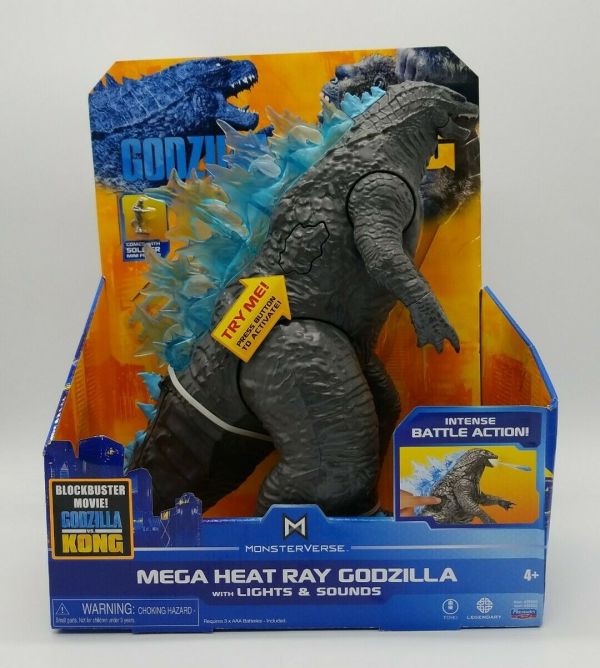 Monsterverse Godzilla Vs Kong Mega Heat Ray Godzilla With Lights And ...