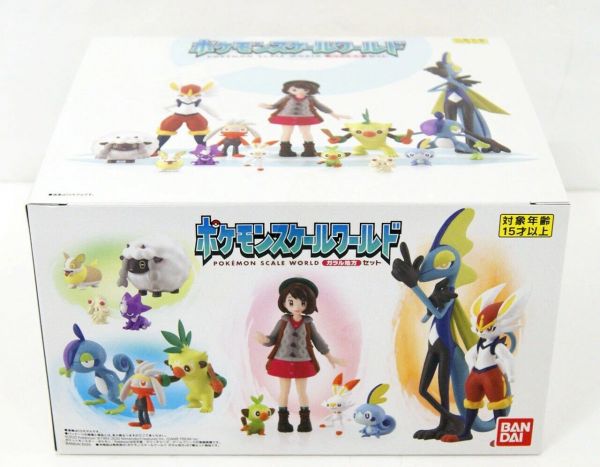Bandai Gashapon Pokemon Scale World Galar Region Mini Figure Complete ...