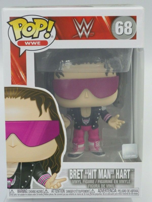 FIGURINE FUNKO WWE Bret The Hitman HART FUNKO POP 68 Neuf En Stock ...