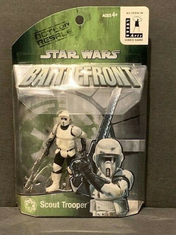 Hasbro 2004 Star Wars Battlefront Exclusive Scout Trooper Action Figure ...