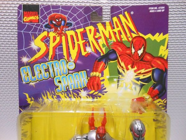 Spider Man Marvel Comics Toy Biz Steel Shock Spider Man Action Figure ...