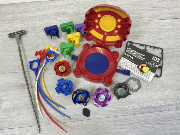 Beyblade Bundle Mini Beystadium Battle Dome Etc Hasbro Takara 2001 2002 ...