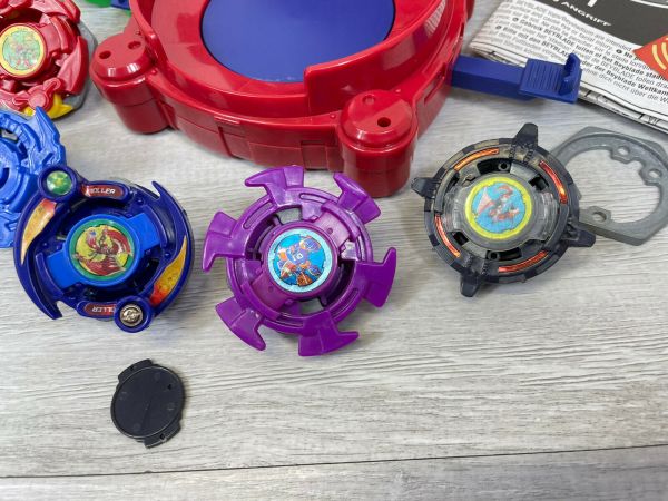 Beyblade Bundle Mini Beystadium Battle Dome Etc Hasbro Takara 2001 2002 ...