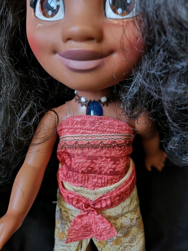 Disney Moana Singing Talking Doll 14 " Light Up Necklace | #57970651