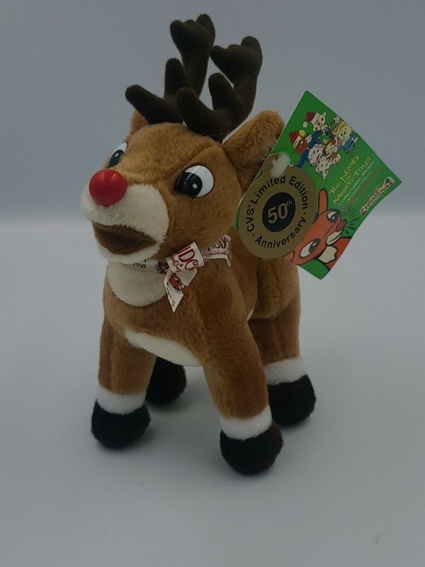 CVS Rudolph The Red - Nosed Reindeer 6 " Plush Stuffins (1999) Rudolph ...
