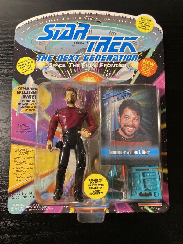 Star Trek The Next Generation Commander William T. Riker Action Figure ...