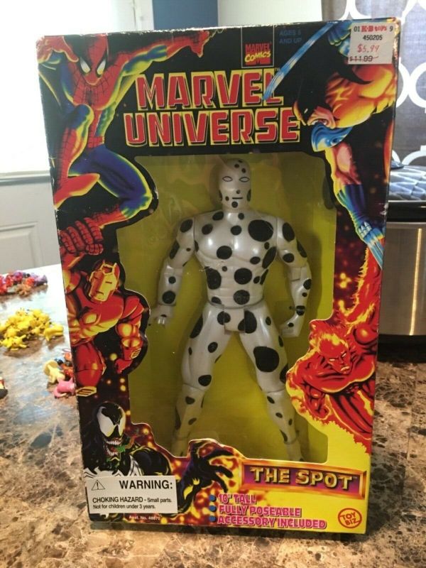 Marvel Universe The Spot - - Action Figure 10” Fully Poseable Toy Biz ...