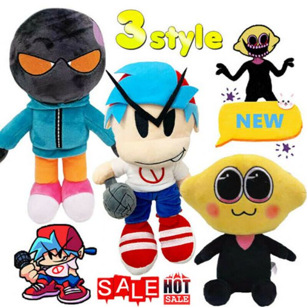 Fnf Whitty Monster Boyfriend Plush Toys Cute Friday Night Funkin Toy ...