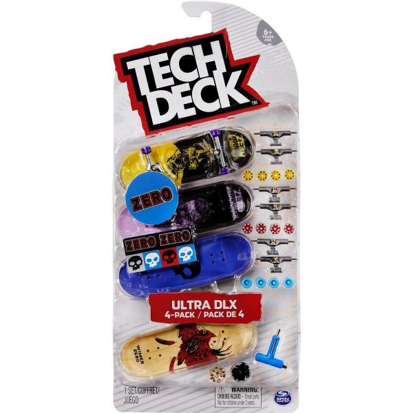Tech Deck Fingerboard Zero Ultra DLX 4 Pack | #58081011