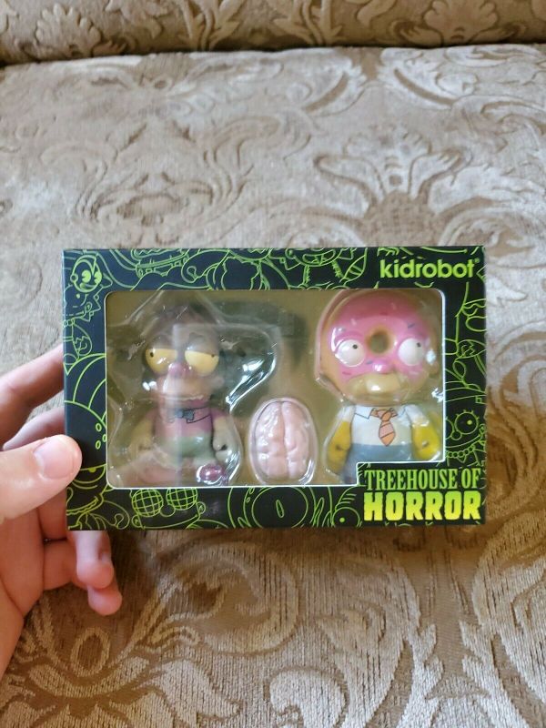 Kidrobot Donut Homer & Krusty Zombie Set Treehouse Of Horror Iamretro ...