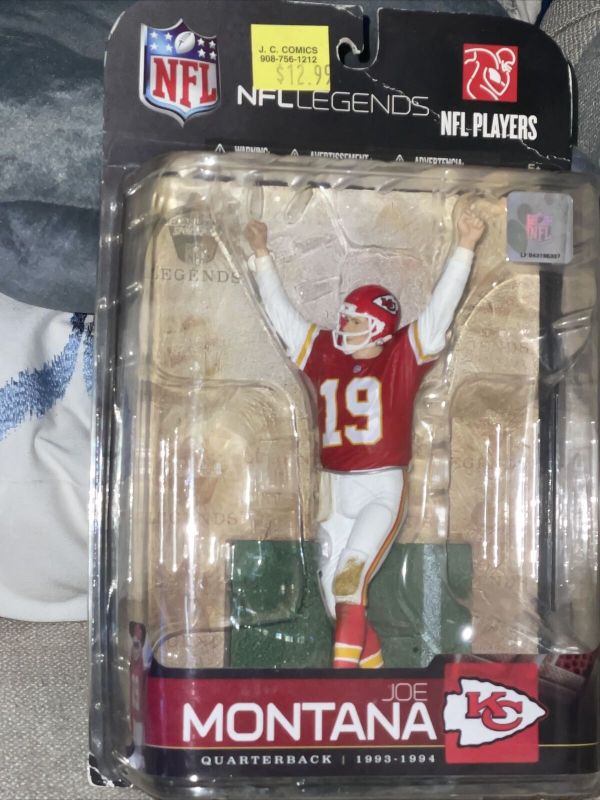McFarlane Legends NFL Series 5 Joe Montana Kansas City Chiefs Action ...
